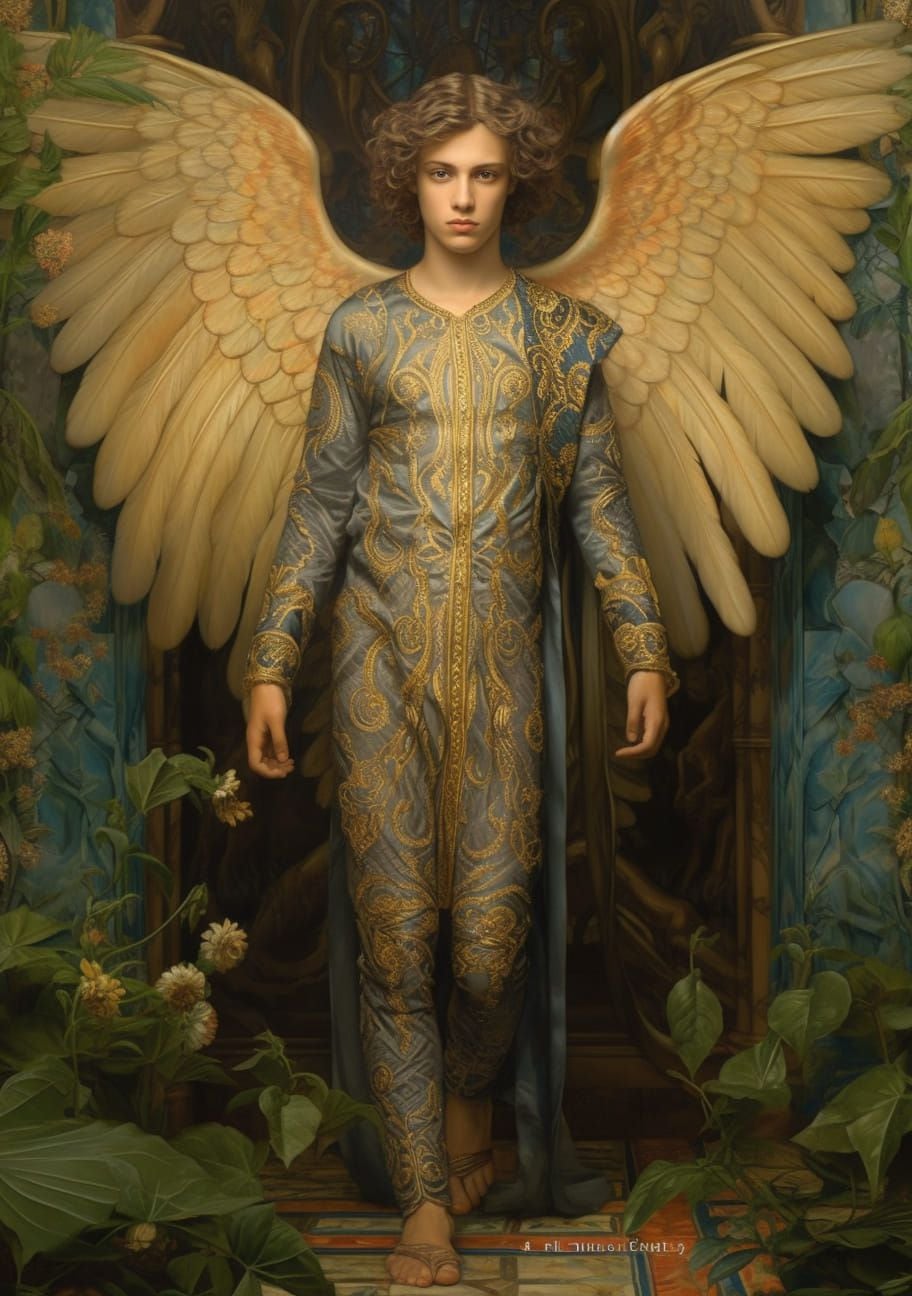 Así se vería el Arcángel Gabriel en la vida real según la inteligencia ...