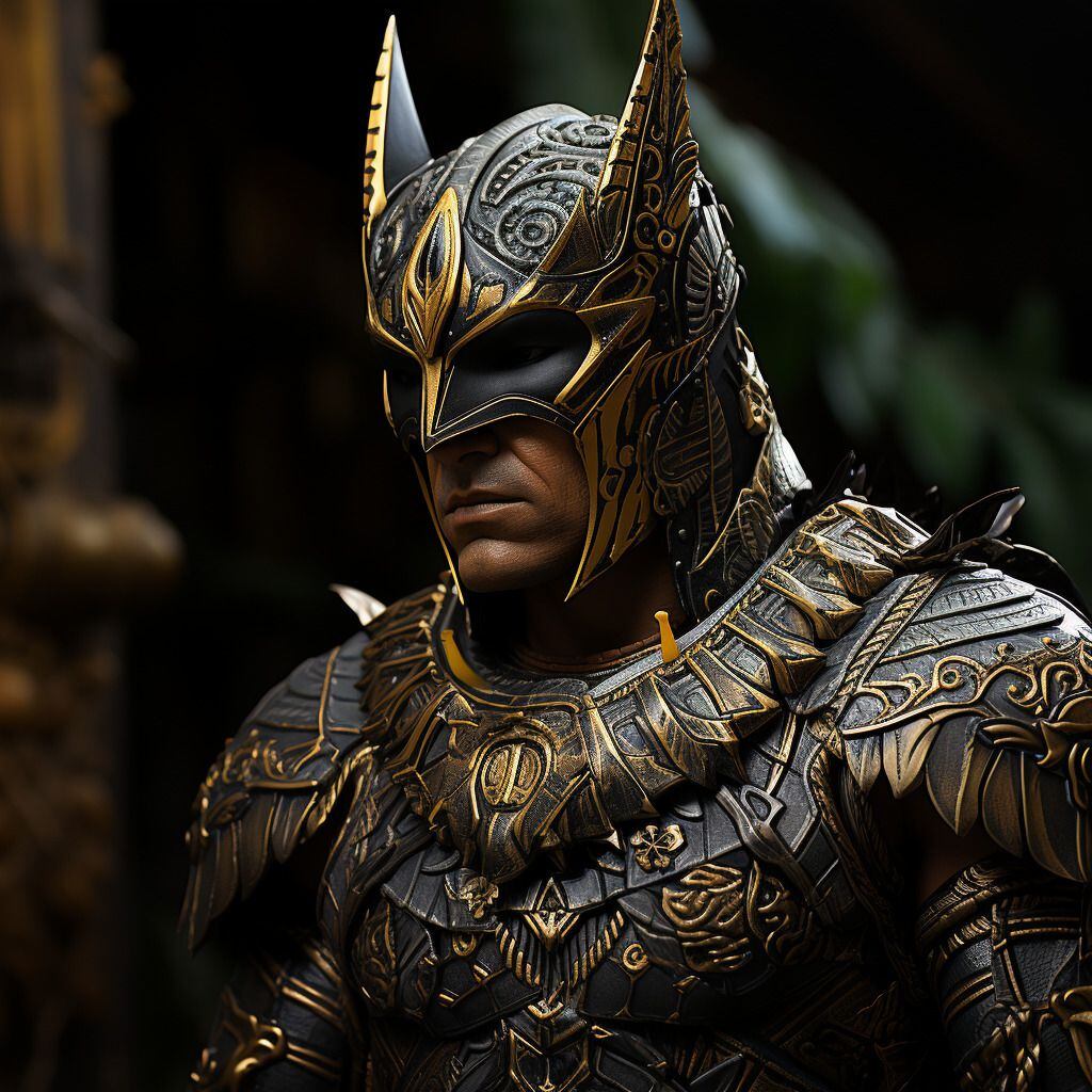 Así de increíble se vería Batman como un soldado del Imperio Azteca ...