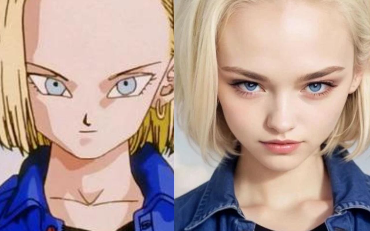 Dragon Ball: Así de hermosa se vería el Androide 18 en la vida real según una inteligencia ...