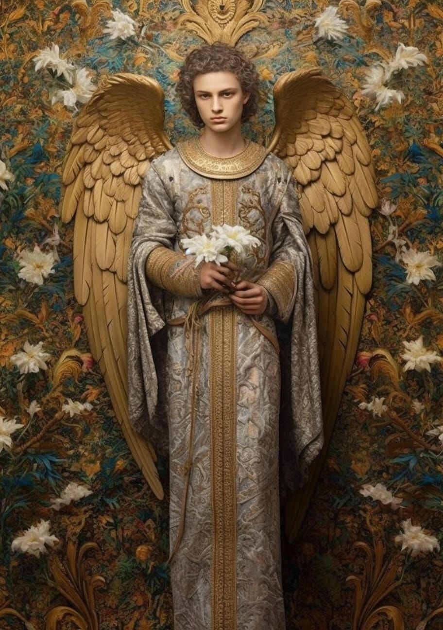 Así se vería el Arcángel Gabriel en la vida real según la inteligencia ...