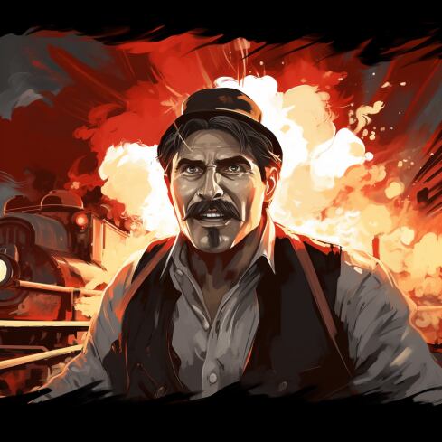 FOTOS: Así es cómo El Héroe de Nacozari, Jesús García, salvó a su pueblo, según una IA ...