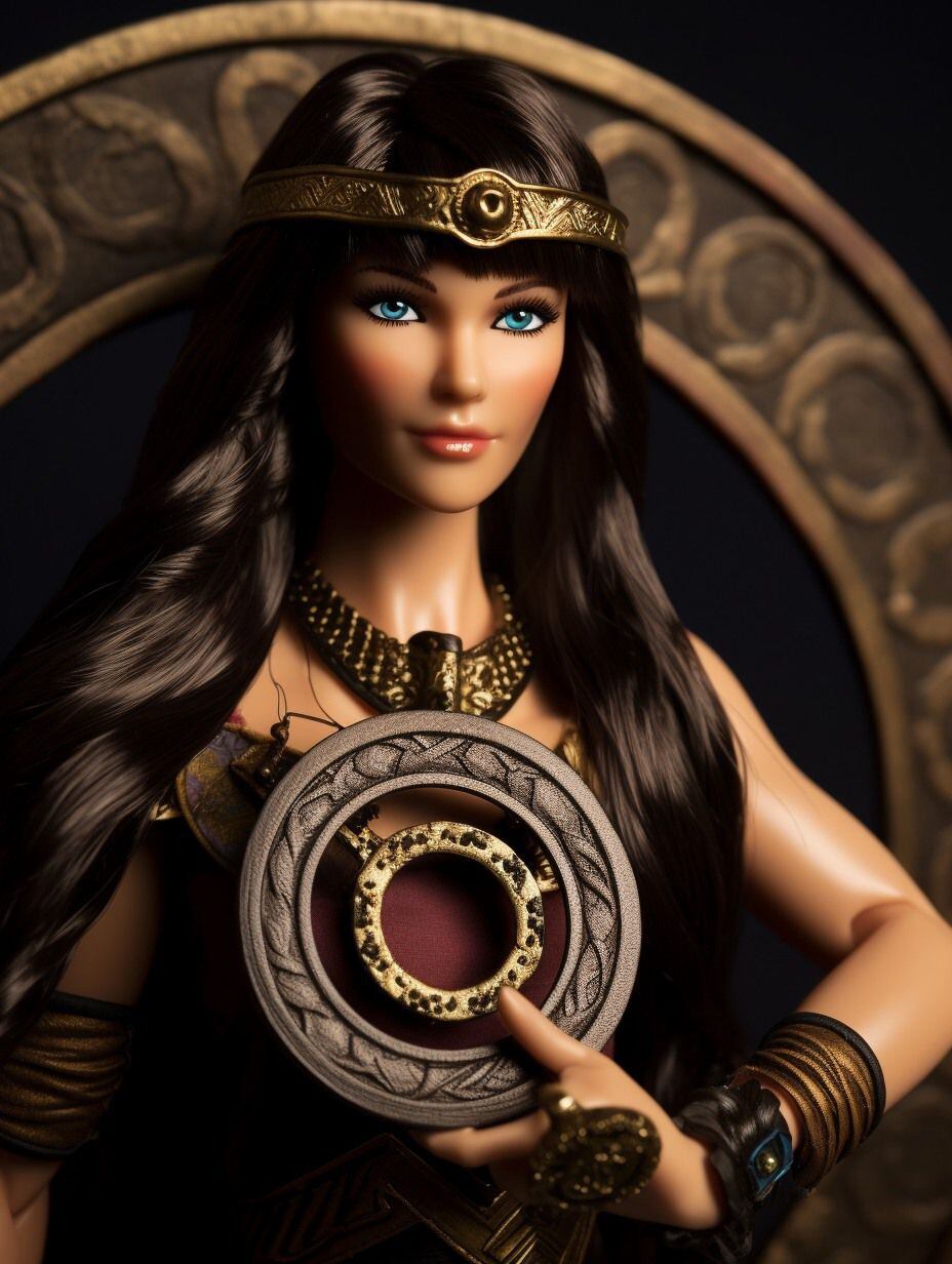 Así se vería "Xena, la princesa guerrera" como una Barbie según una ...