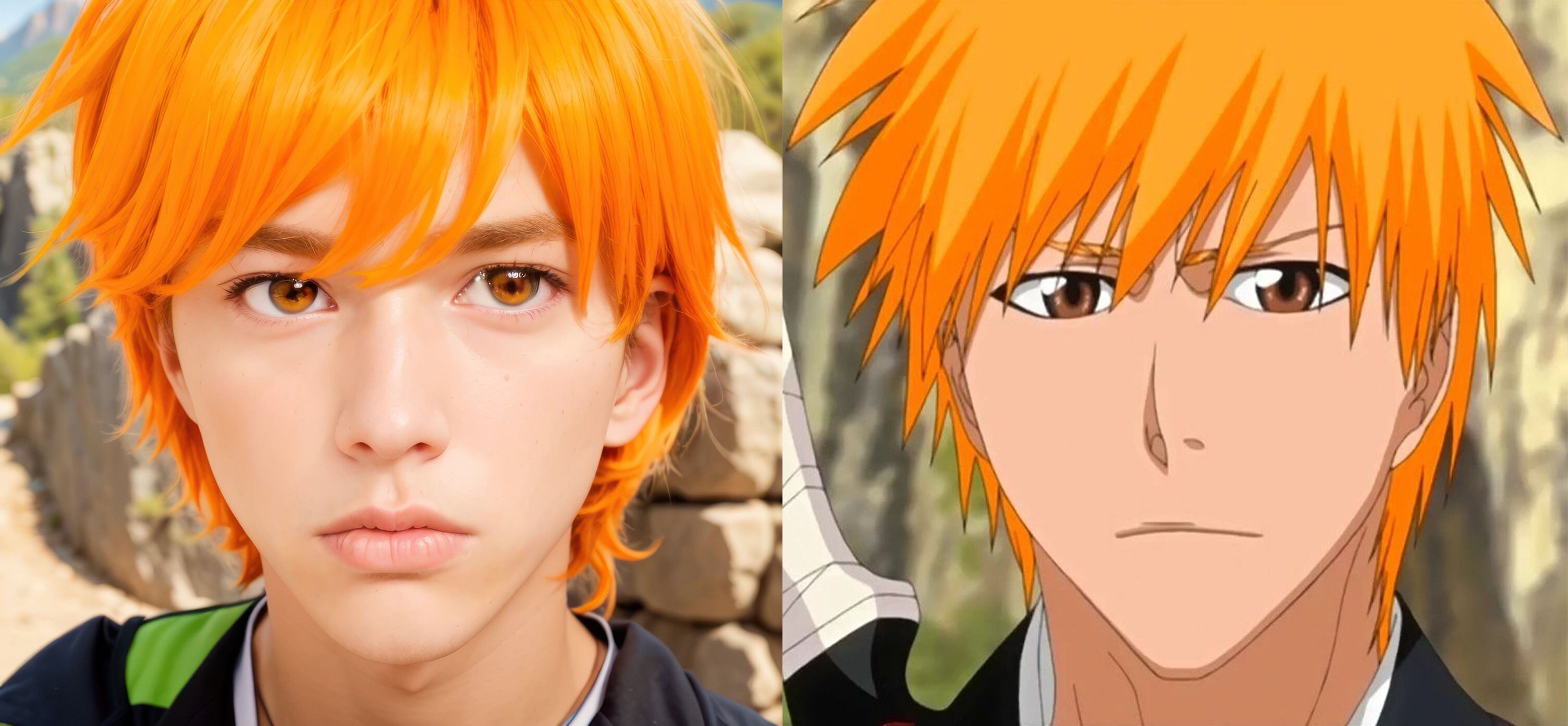 Así se vería Ichigo Kurosaki de Bleach en la vida real, según la ...