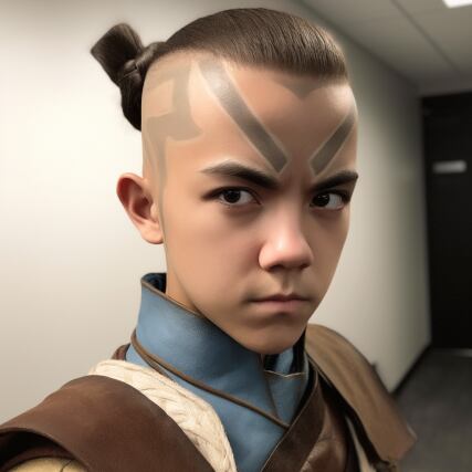 Sokka de Avatar: la Leyenda de Aang en la vida real, una obra de arte ...