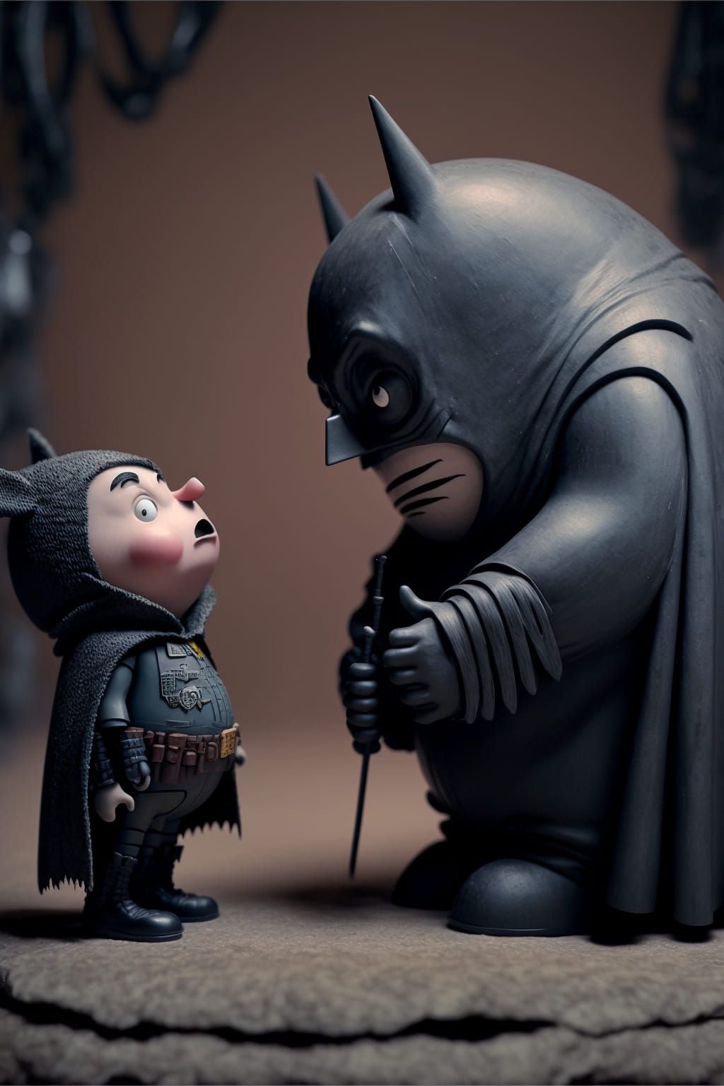 Así se vería The Batman en un stop-motion de Tim Burton según una ...