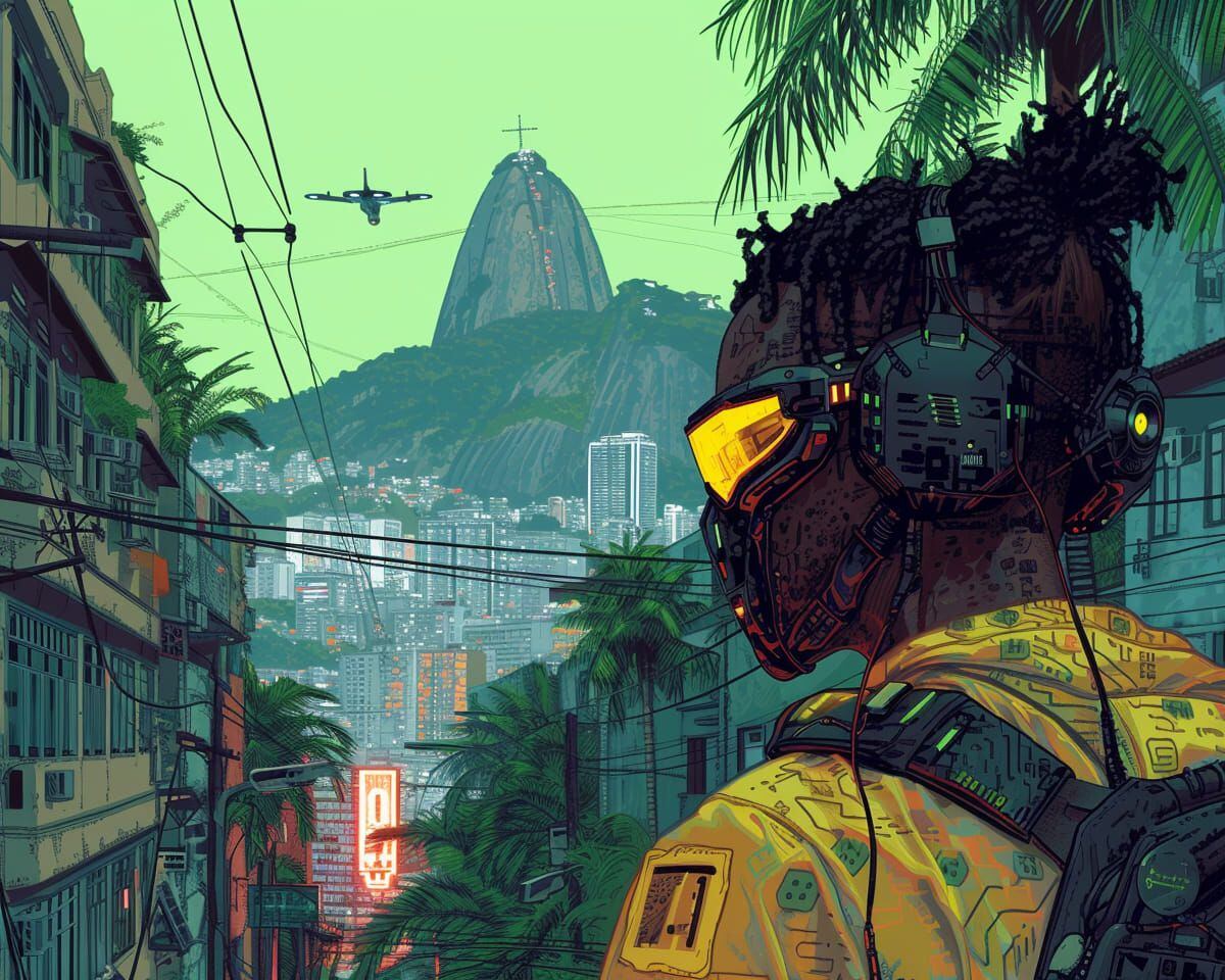 Así se vería el Rio de Janeiro en un mundo distópico cyberpunk según ...