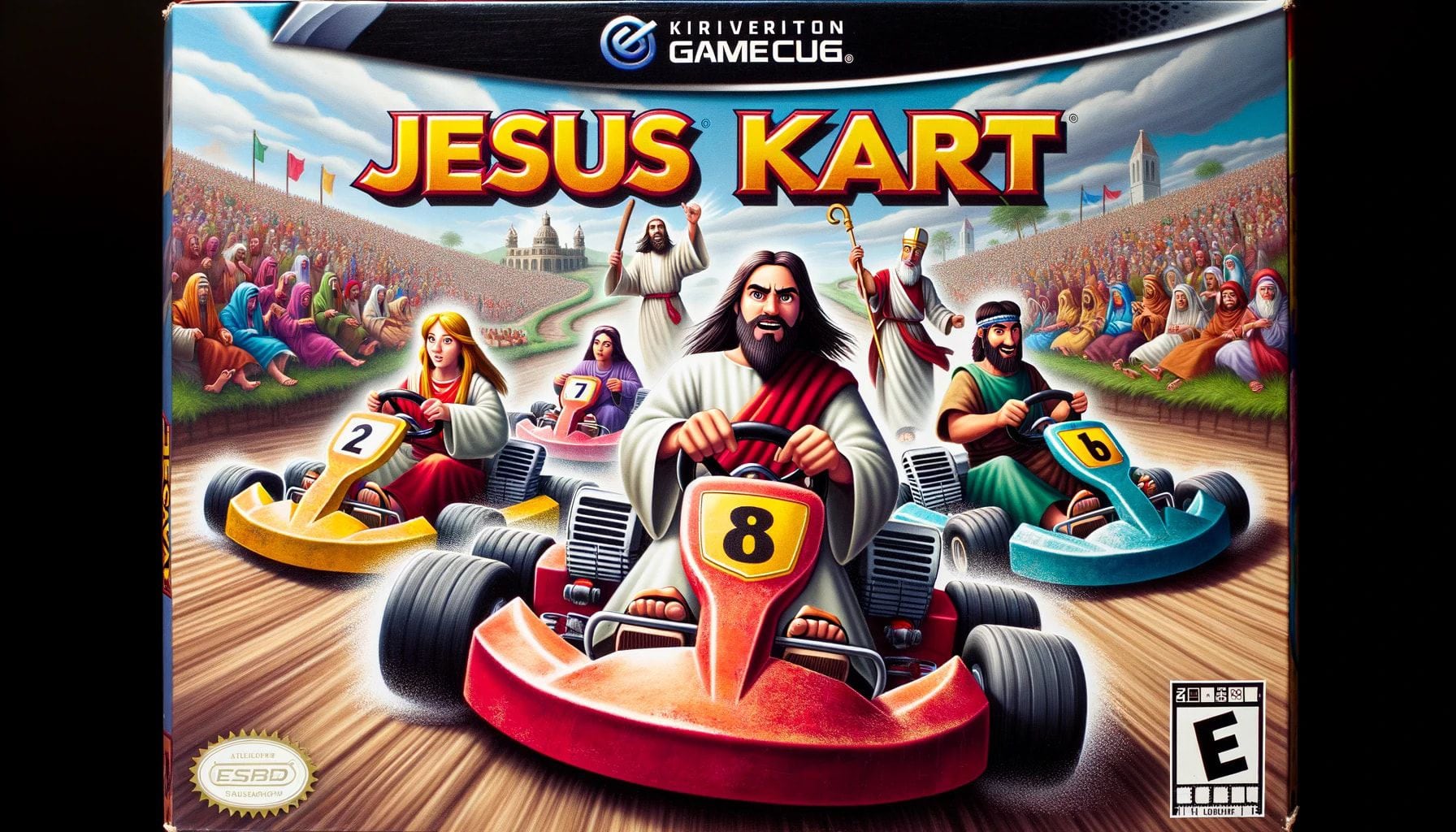 Jesus Kart: Así se vería un videojuego con temática de la Biblia según ...