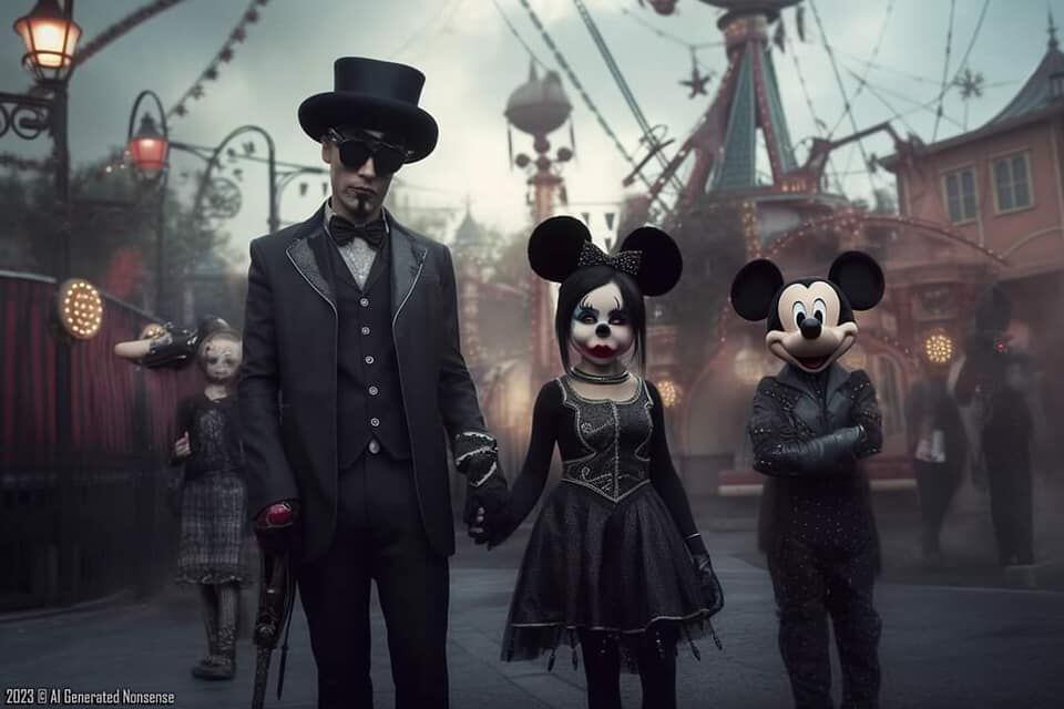 Así se vería un parque de diversiones gótico según una inteligencia ...