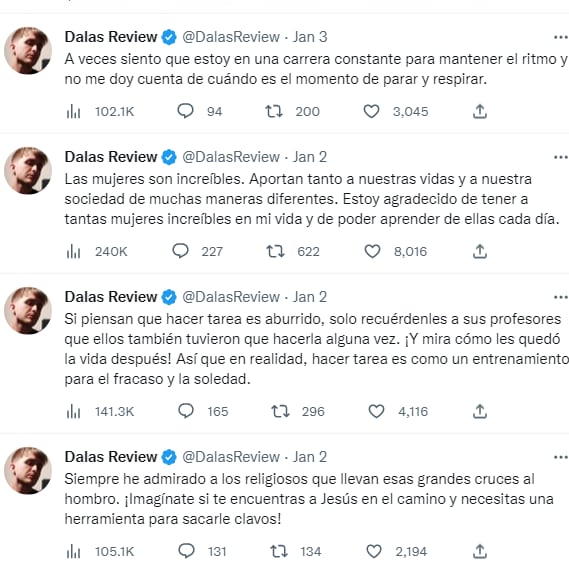 Youtuber "Dalas Review" afirma que sus tweets fueron escritos por una ...