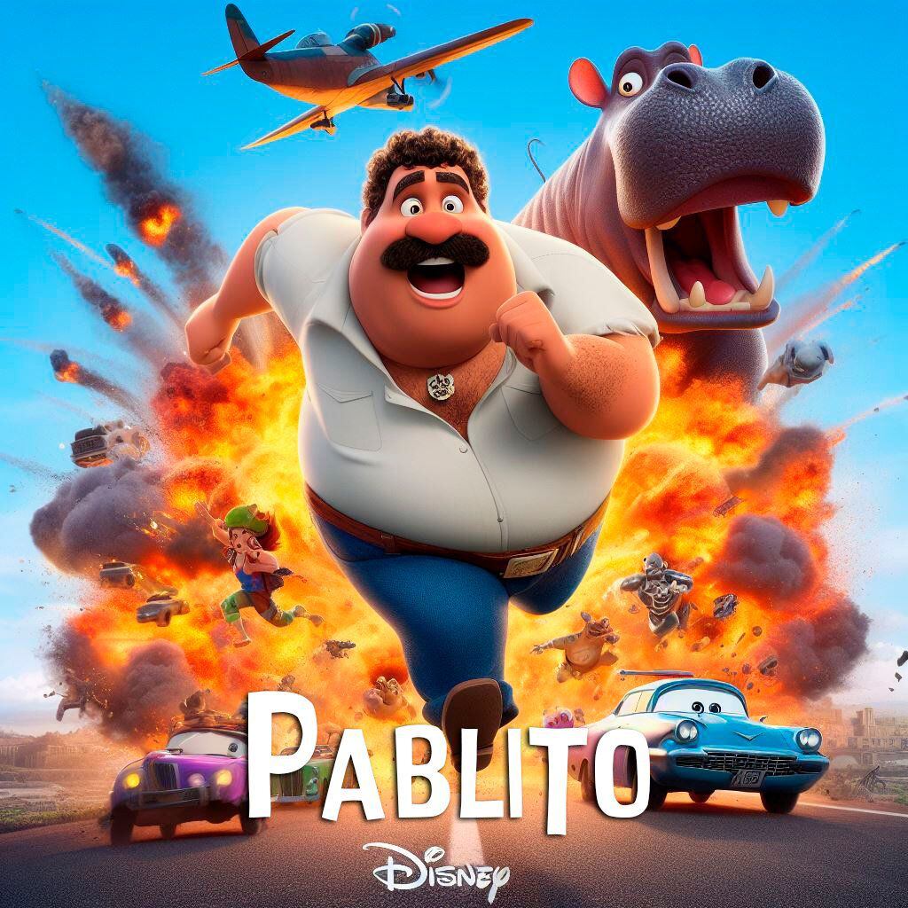 ¿Cómo sería Pablo Escobar versión Pixar? La Inteligencia Artificial lo ...