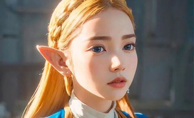 Así se vería la princesa Zelda en la vida real, según la inteligencia ...