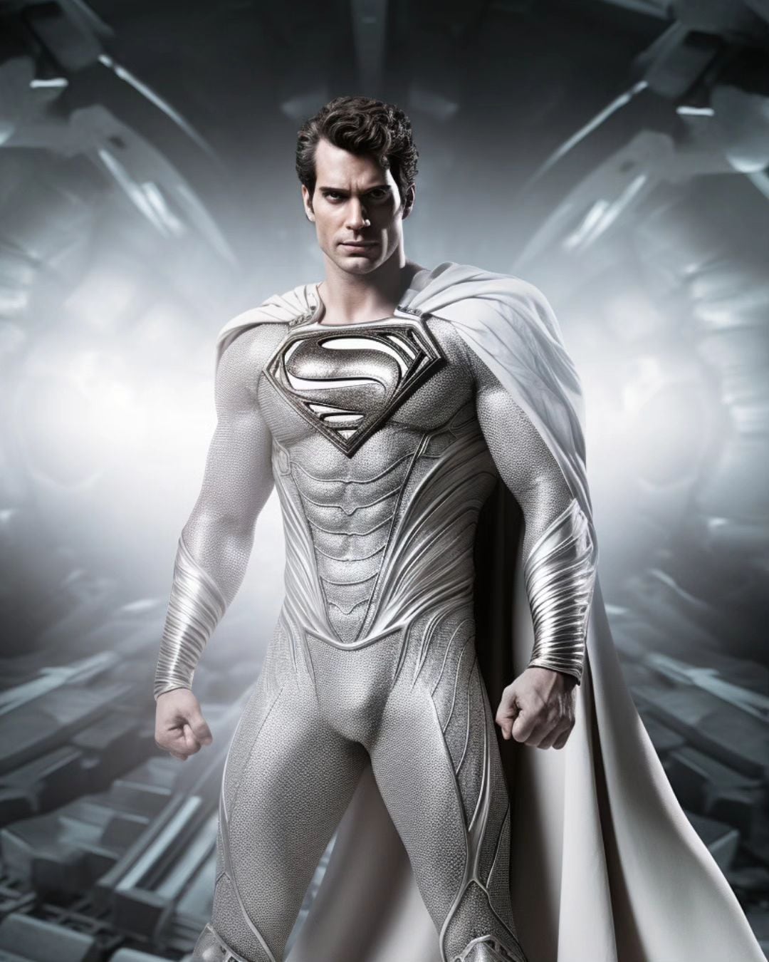 Así se vería el "Superman White" de Henry Cavill según una IA | Hoy Cripto