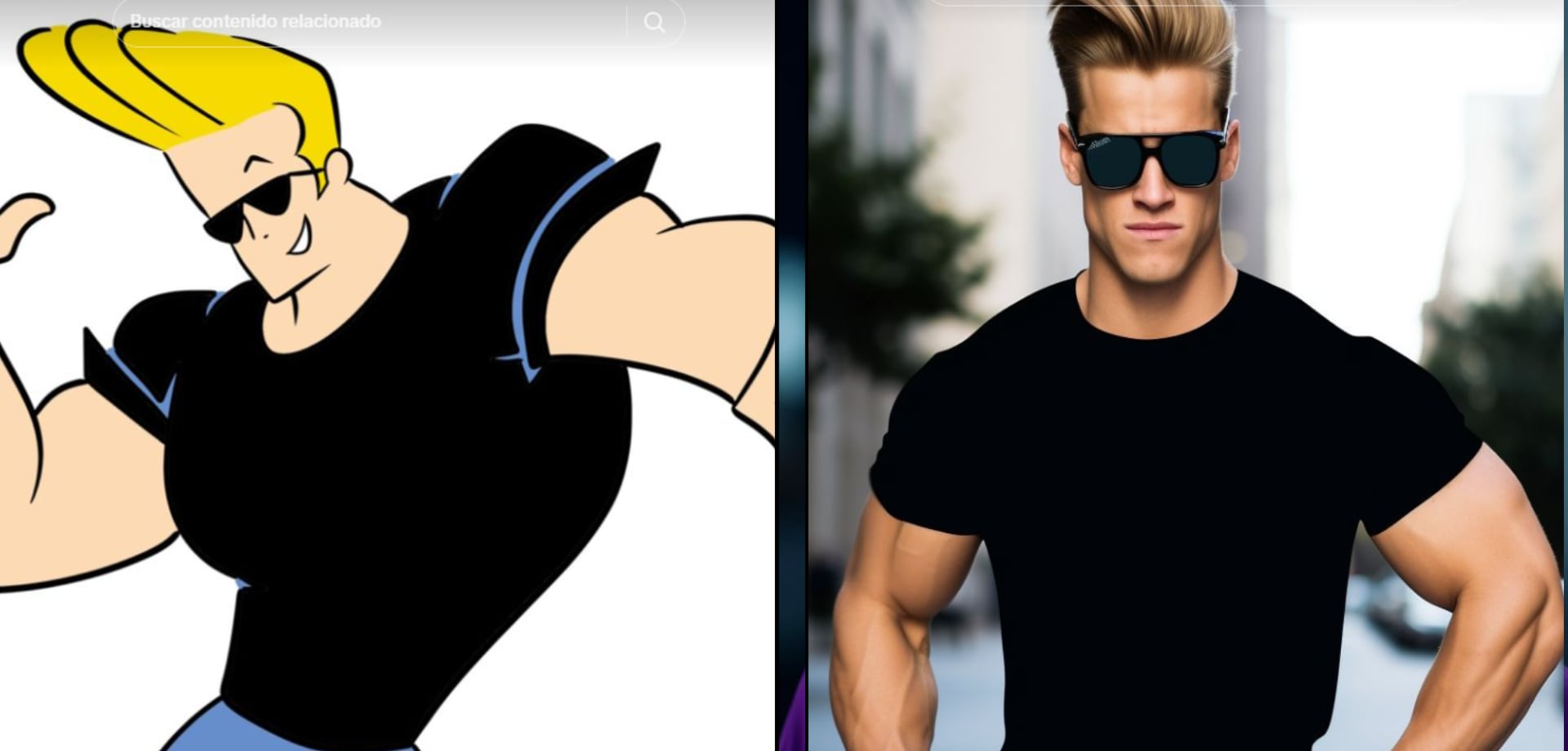 Johnny Bravo: Así se verían en la realidad según una inteligencia ...