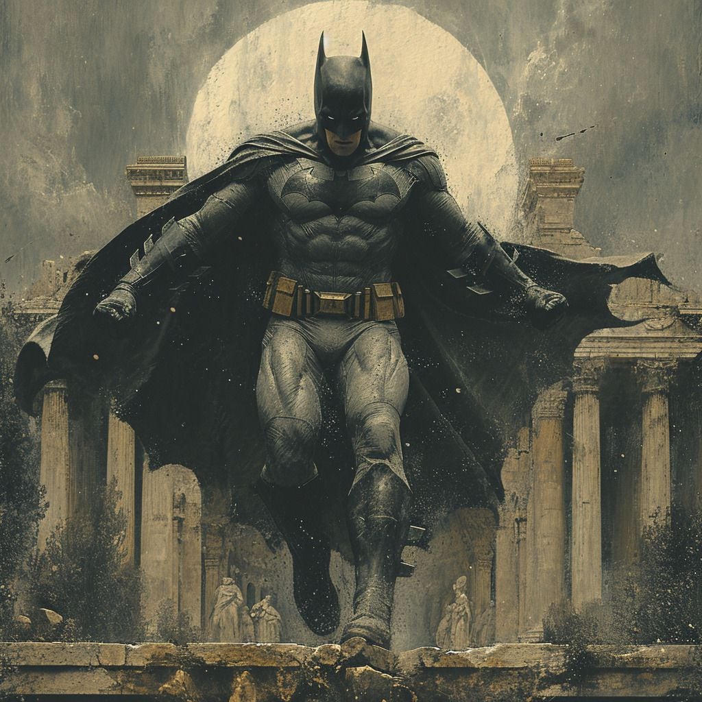 Así se vería Batman en la antigua Grecia según una inteligencia ...