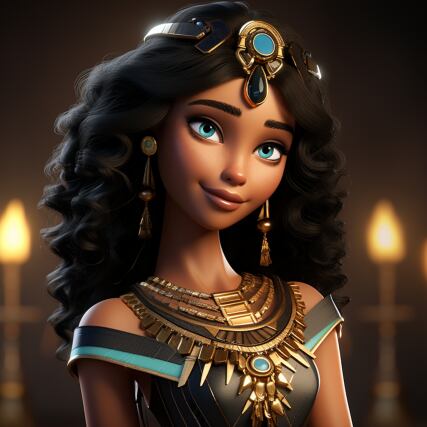 ¿Cómo sería Cleopatra en versión Pixar? La Inteligencia Artificial nos ...