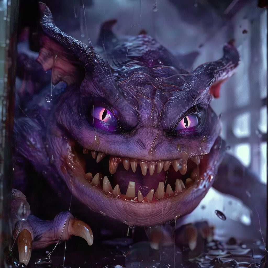 Así se vería Gengar en versión hiperrealista según una inteligencia ...