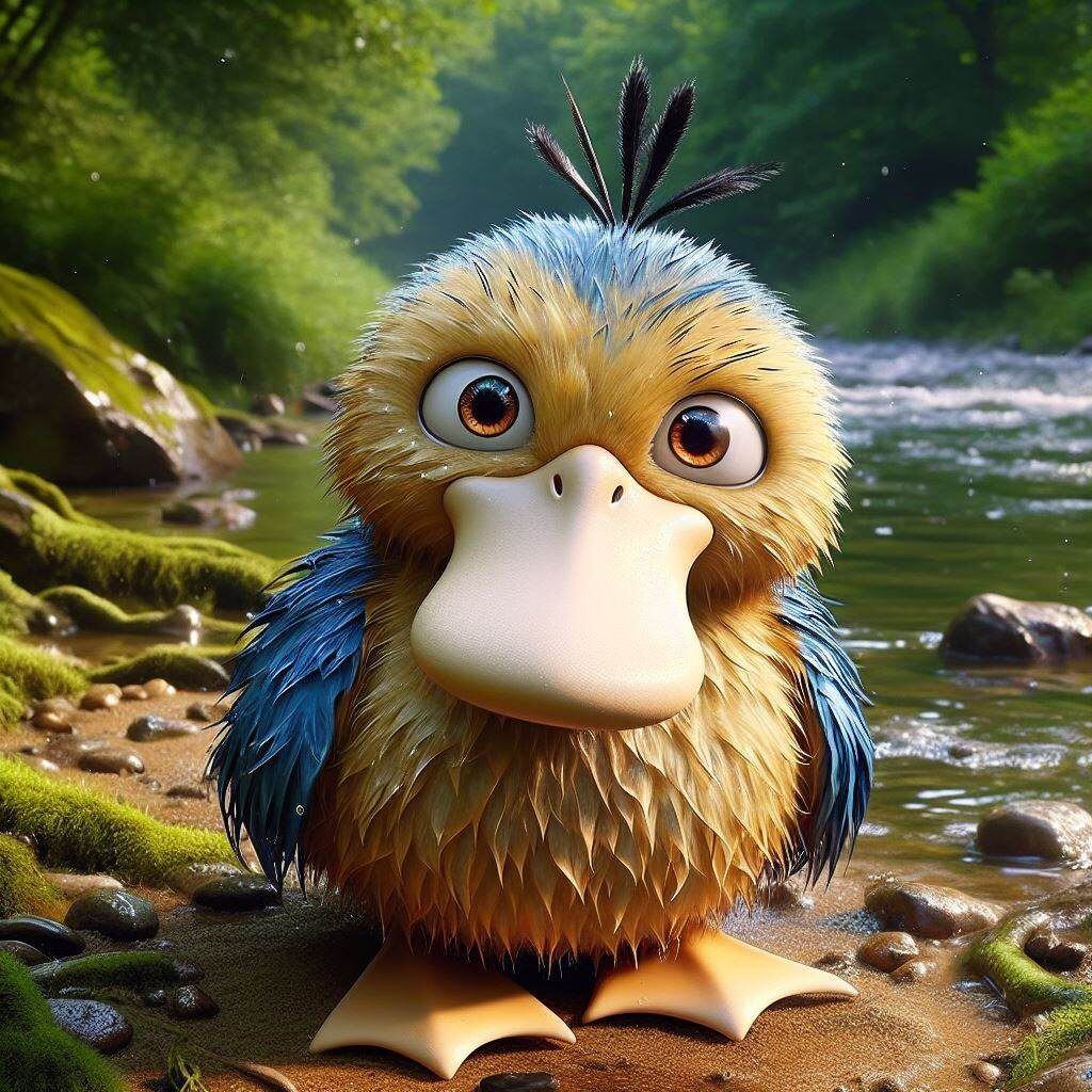 Así de tierno se vería Psyduck en la vida real según la inteligencia ...