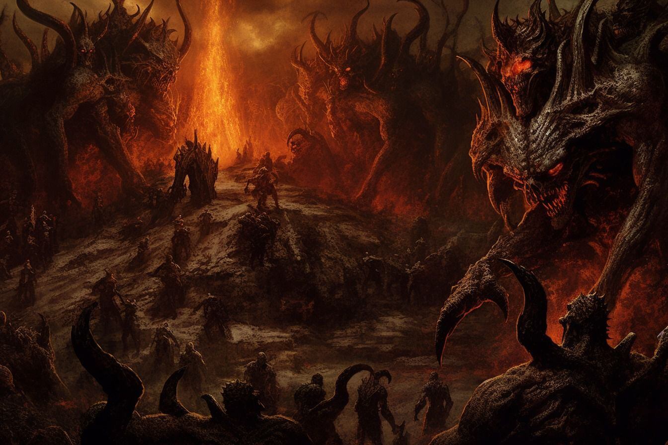 Así es cómo sería el infierno según ChatGPT e ilustrada por la IA de ...