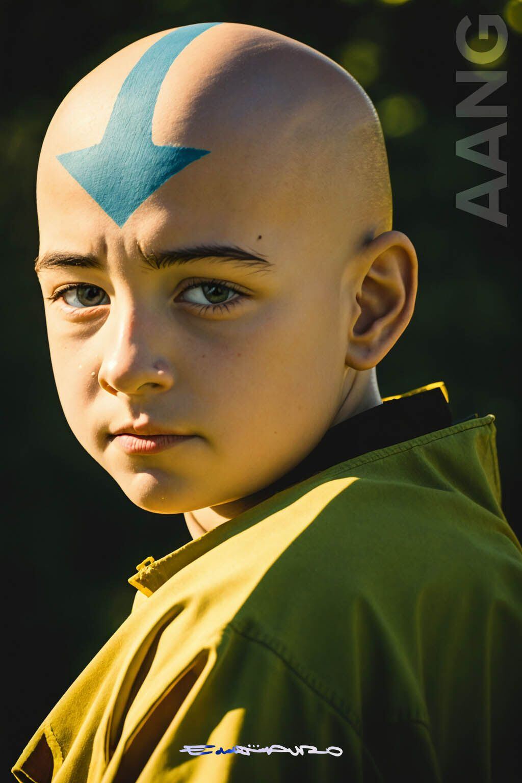Así se vería Aang de Avatar en la vida real, según la inteligencia ...
