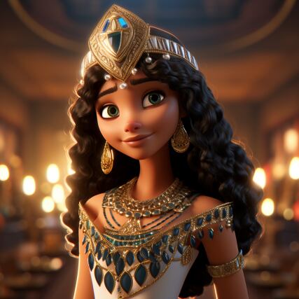 ¿Cómo sería Cleopatra en versión Pixar? La Inteligencia Artificial nos ...