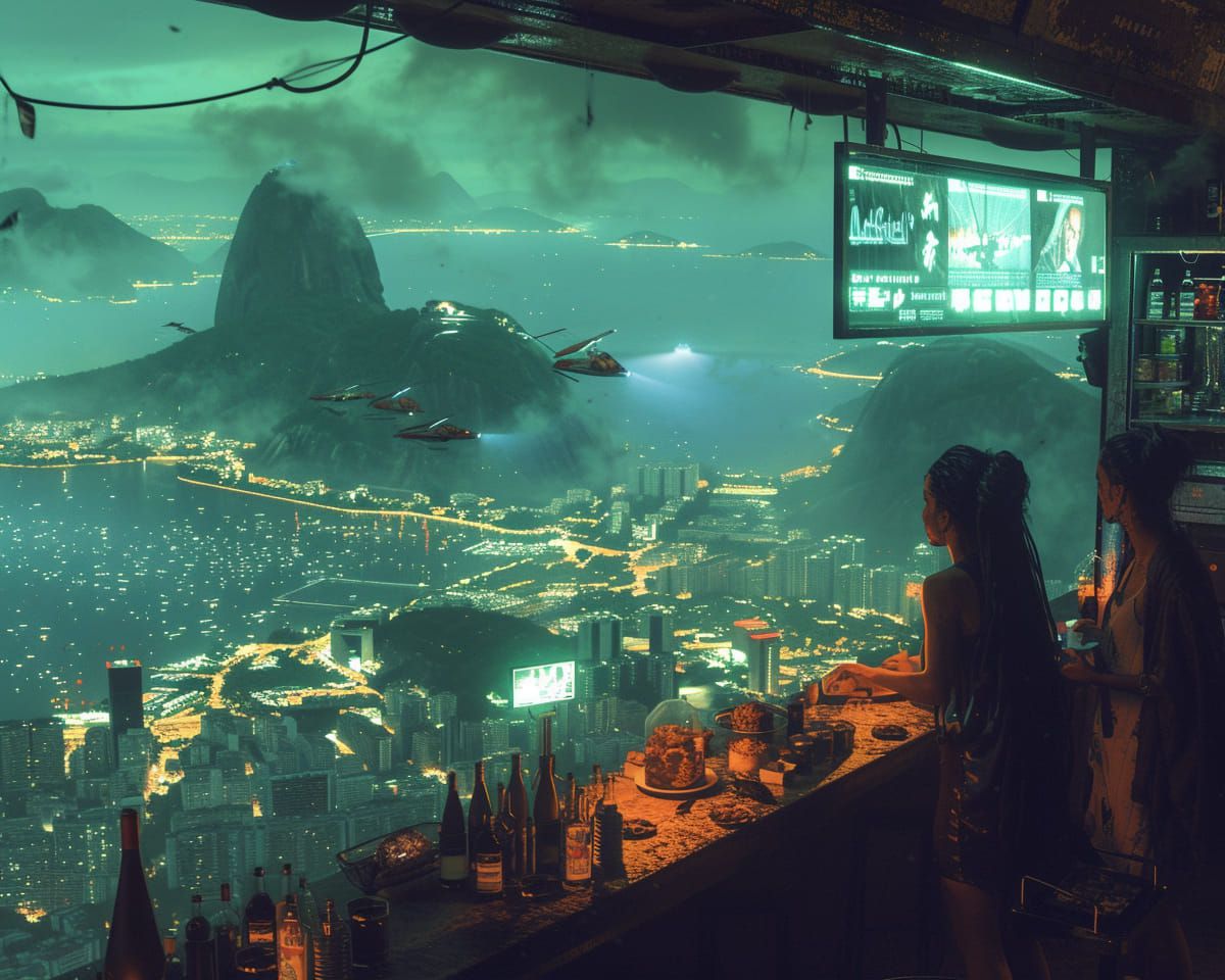 Así se vería el Rio de Janeiro en un mundo distópico cyberpunk según ...