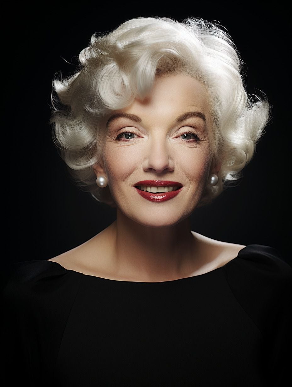 Marilyn Monroe: Así se vería la cantante a los 70 años según una ...