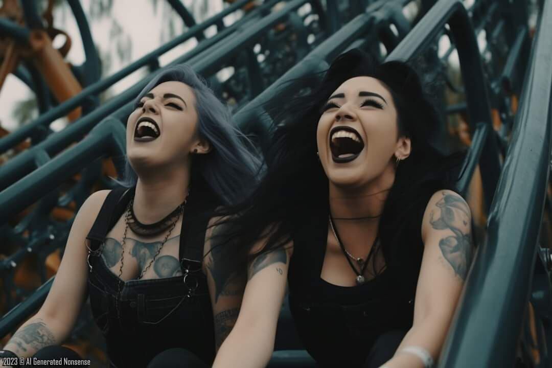 Así se vería un parque de diversiones gótico según una inteligencia ...